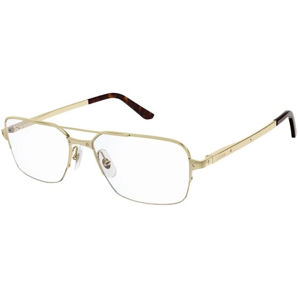 Cartier | Accessories | Cartier Santos Classic Rectangular Eyeglasses ...
